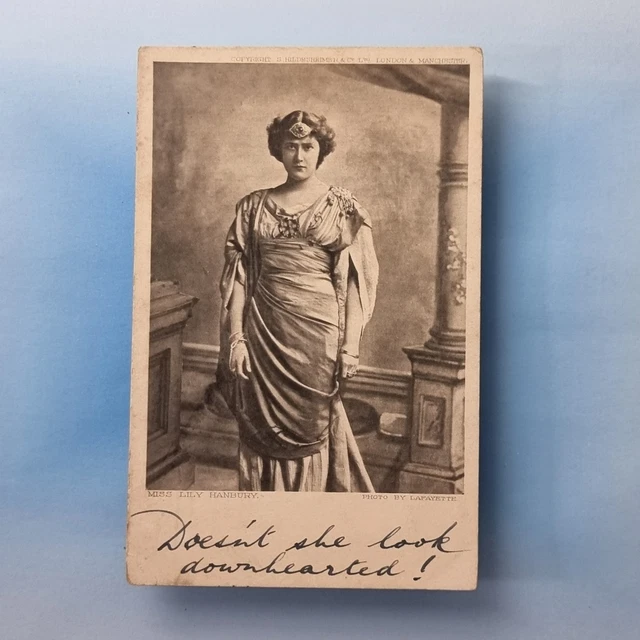 EDWARDIAN ACTRESS POSTCARD Lily Hanbury 1905 Julius Caesar S Hildersheimer £7.95 - PicClick UK