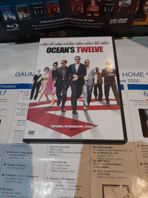 DVD - OCEAN'S TWELVE - George Clooney Matt Damon Thriller Com9 VF ...