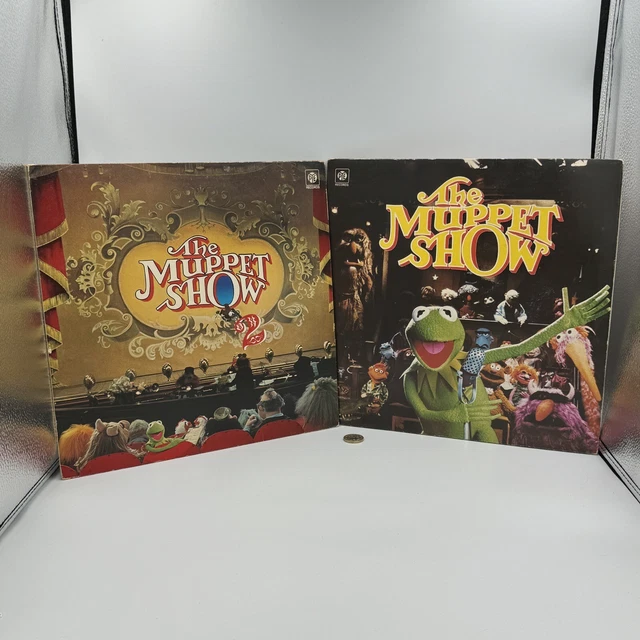 THE MUPPET SHOW 1 & 2 Original TV Soundtrack Vinyl LPs PYE Records ...