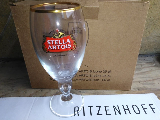 LOT DE 6 verres bière Stella Artois 25cl neuf no Leffe neufs EUR 12,00 - PicClick FR