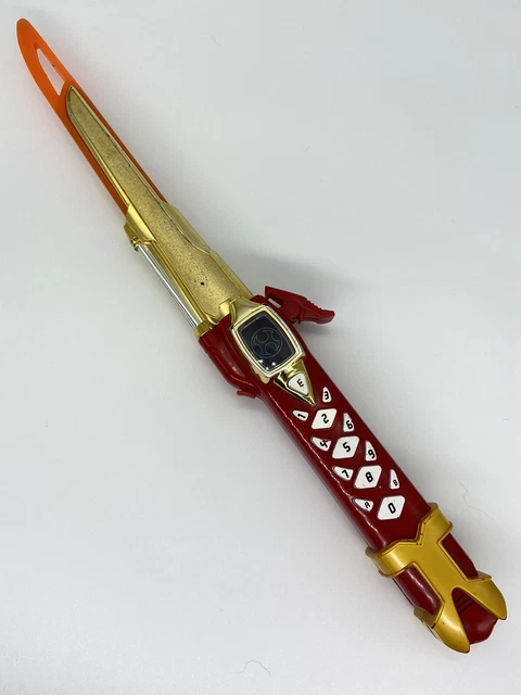 Power Rangers Ninja Storm Red Sword Light And Sounds Bandai 2002 £1299 3281