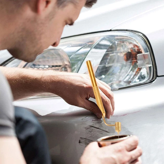 SLANTING FINE-LINE PAINT Fluid Writer Pen Thin Line Set Applicator ...