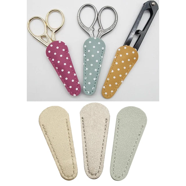 3X EMBROIDERY SCISSORS Sheath Safety Sewing Shear Cover Protector ...