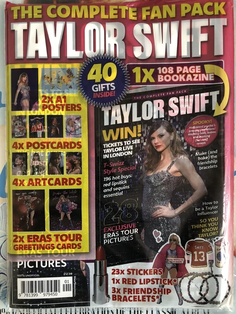 TAYLOR SWIFT COMPLETE Tour Fan Pack Magazine 40 Gifts Inside Latest ...