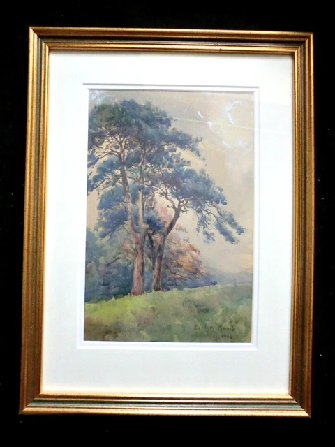 ORIGINAL EVELYN BOOTH Watercolour Painting (1904) Edwardian Watercolour ...