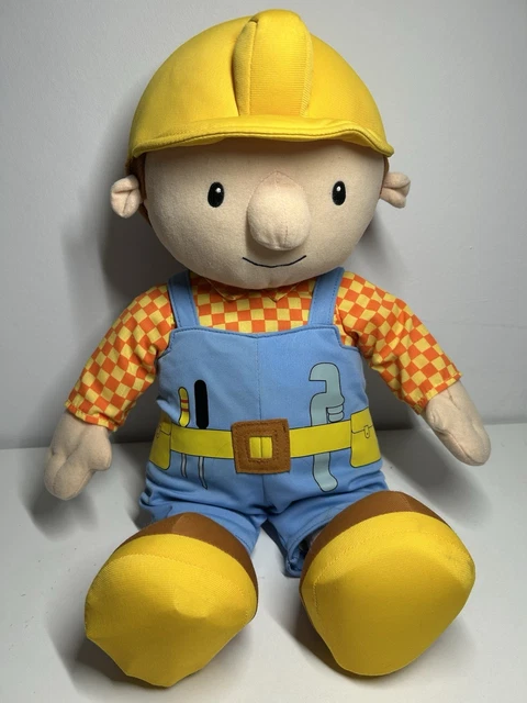LARGE BOB THE Builder Soft Toy Plush 51cm Tall Excellent Condition Rare ...