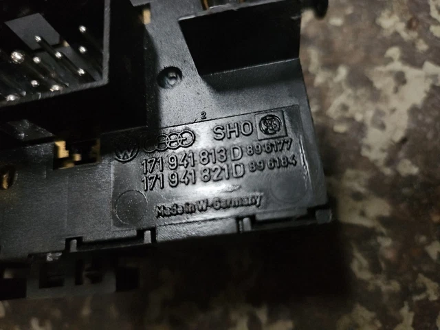 VW GOLF MK1 Scirocco Mk2 Fuse Box 171941813D Ce1 Caddy Mk1 Cabrio £45. ...