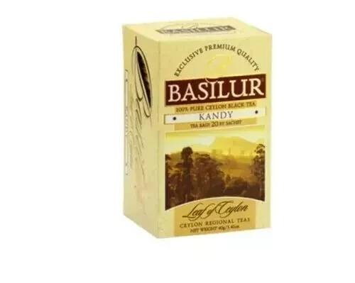 BASILUR KANDY 100% Pure Ceylon Black Tea 25 Tea Bags Free Shipping ...