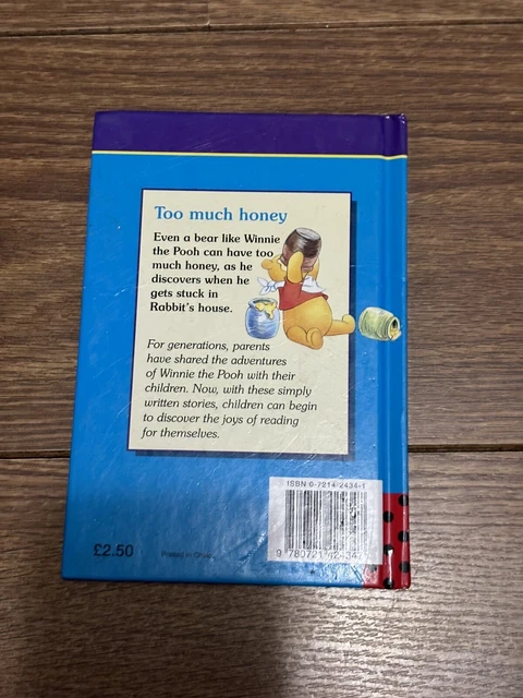 WINNIE THE POOH -Too much Honey - Disney - Ladybird Hardback Children’s ...