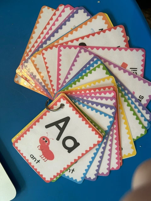 ALPHABET FLASH CARDS A-Z Kids Toddlers Preschool Early Learning ...