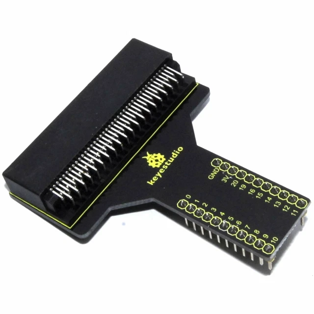 KEYESTUDIO BREAKOUT T-ADAPTOR Bouclier pour BBC Micro : Bit MB102 Flux ...
