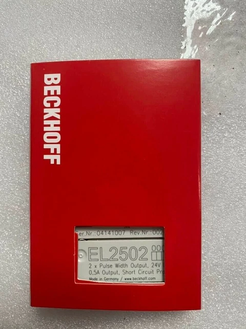 BECKHOFF EL2502 ETHERCAT Terminal, 2-Channel PWM Output, 24V DC, 0.5A £426.57 - PicClick UK