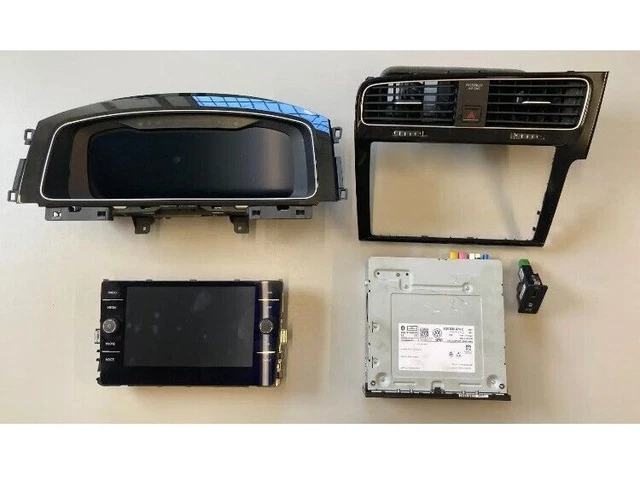 VW GOLF MK7 7.5 Virtual Cockpit Clock Mmi Mib2 8" Screen Upgrade ...