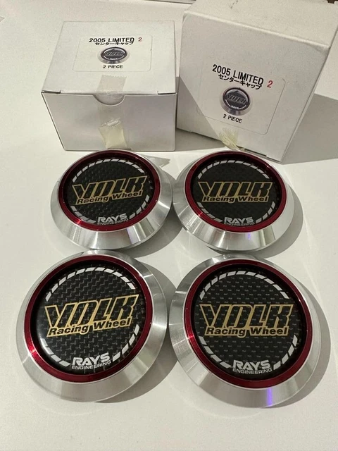 LIMITED EDITION RAYS Volk Racing GT Center Cap Set TE37 CE28 RE30 ...