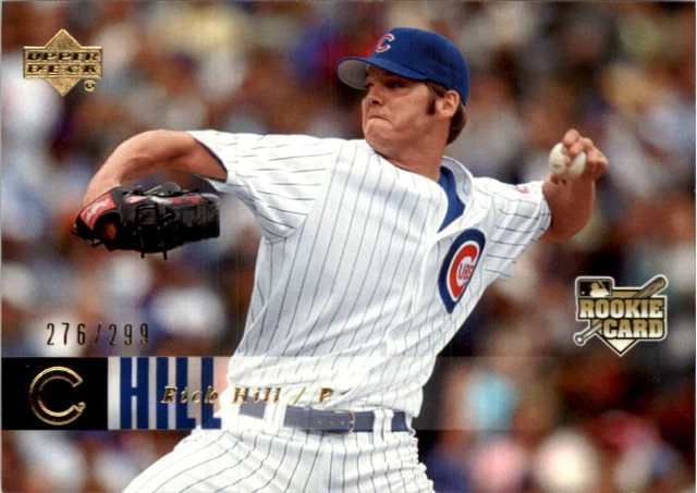 CARTE DE BASEBALL 2006 Upper Deck Gold Chicago Cubs #979 Rich Hill /299 ...
