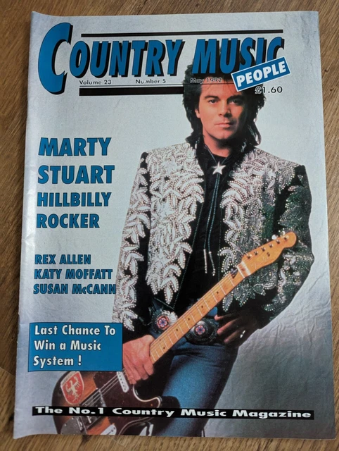 COUNTRY MUSIC PEOPLE magazine May 1992 Marty Stuart Allen Moffatt ...