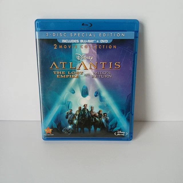 ATLANTIS THE LOST Empire/Milo's Return (Blu Ray + DVD) $44.99 - PicClick CA