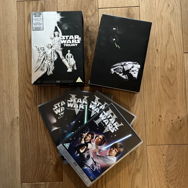 STAR WARS - The Original Trilogy Box Set (DVD, 2006) 4 Disc Set Special ...