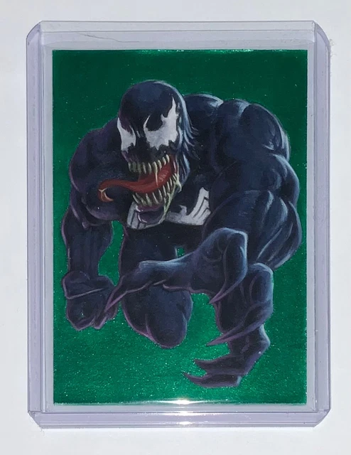 CARTE CROQUIS VERTE 2022 UD Marvel Masterpieces Venom PMG 1/1 DRE AP ...