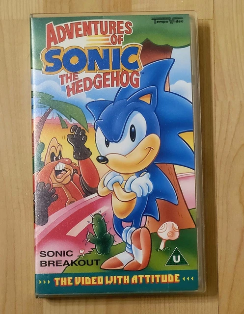 ADVENTURES OF SONIC The Hedgehog. Sonic Breakout. Vhs 1993 Vgc. Tested ...
