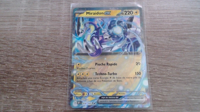 CARTE POKÉMON MIRAIDON EX 079/197 Flammes Obsidiennes EV3 FR neuf EUR 5 ...