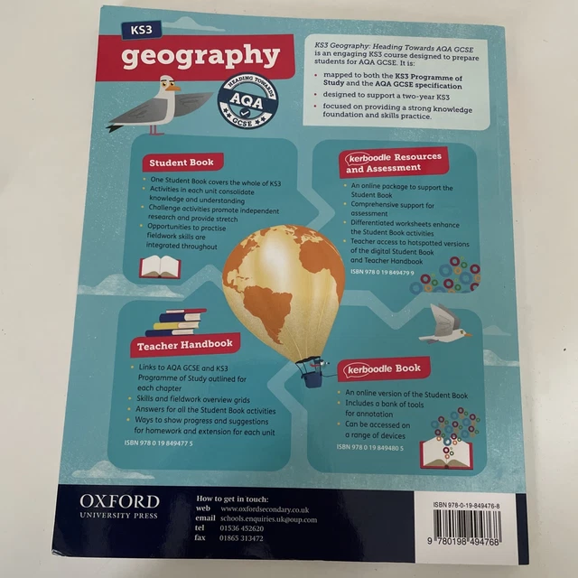 KS3 GEOGRAPHY: HEADING towards AQA GCSE: Student Book by Simon Ross ...