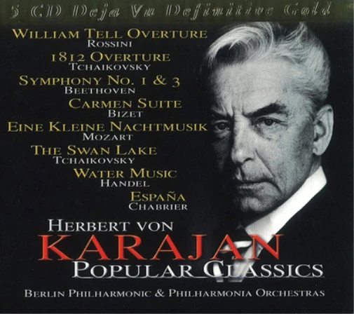 HERBERT VON KARAJAN Herbert Von Karajan: Popular Classics (CD) Box Set ...