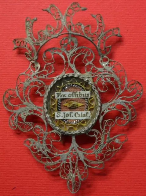 RARE RELIC RELIQUIARIO RELIQUIEN shrine RELICARIO SAN GIUSEPPE ... RARE RELIC RELIQUIARIO RELIQUIEN shrine RELICARIO SAN GIUSEPPE ...