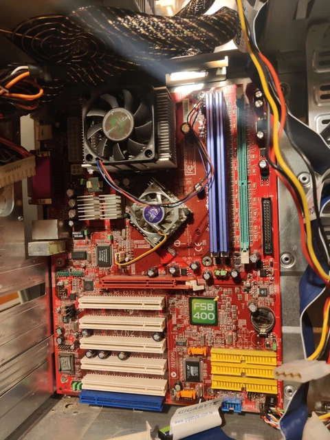 RETRO MSI MS-6570 K7N2 agp 8x + athlon xp 2500+ + 1gb motherboard cpu ...