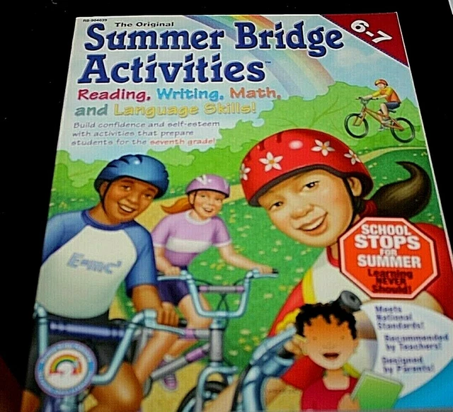 HOMESCHOOL WORKBOOK GRADE 6-7 Math & Reading Writing Teacher Summer -U ...