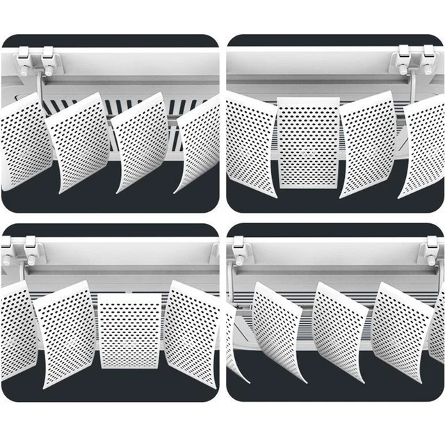 ÉVITEZ LE SOUFFLAGE direct d'air avec 5 feuilles déflecteur d'évent d ...