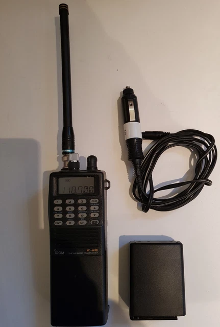ICOM IC-A3E BANDE aviation Emetteur/Récepteur/VHF COM/VOR 108.000/136 ...