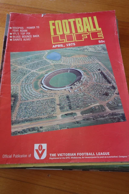 APRIL 1975 AFL Football Life Magazine $15.00 - PicClick AU