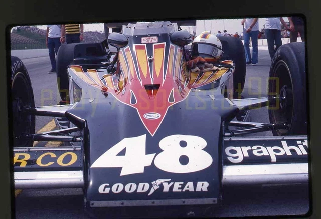 BOBBY UNSER #48 - 1978 Ontario Motor Speedway - Vintage Race Slide $8. ...