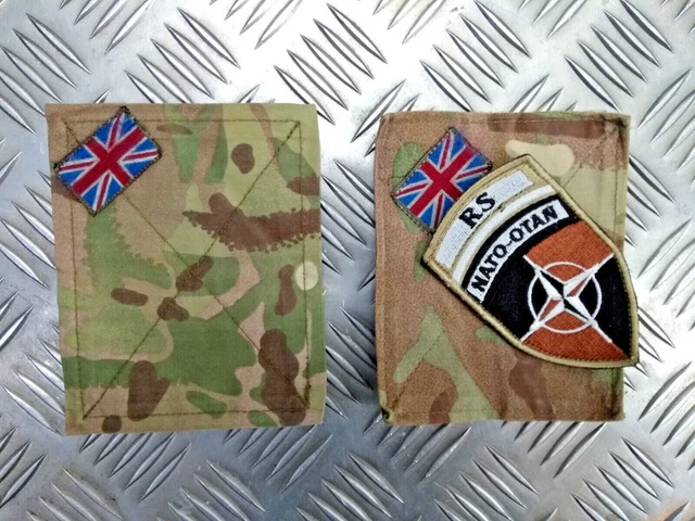 MTP BLANKING PATCHES with NATO OTAN RS TRF Patch Genuine British ...