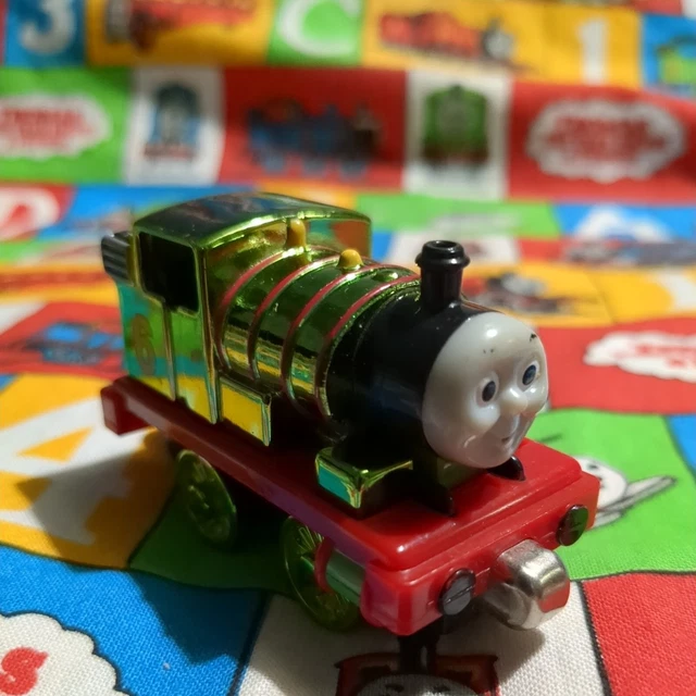 THOMAS THE TANK Engine Take N Play Metallic Percy die cast train 2002 ...
