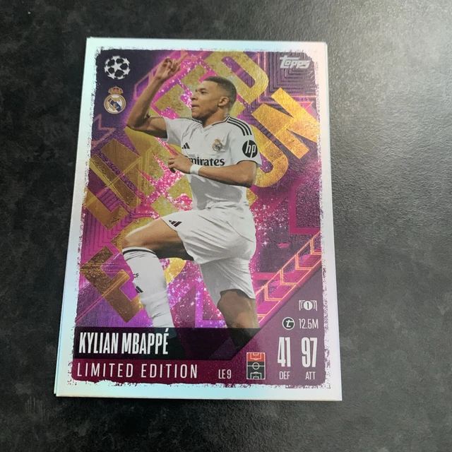 MATCH ATTAX 2024/25 Limited Edition Card Kylian Mbappe £5.99 - PicClick UK