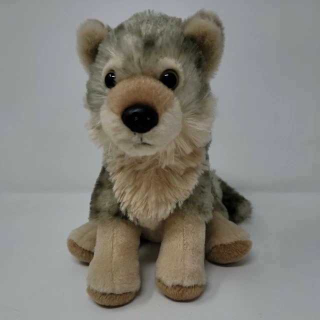 WILD REPUBLIC HUSKY Wolf Plush Stuffed Animal 8 Inches Fluffy Cream ...