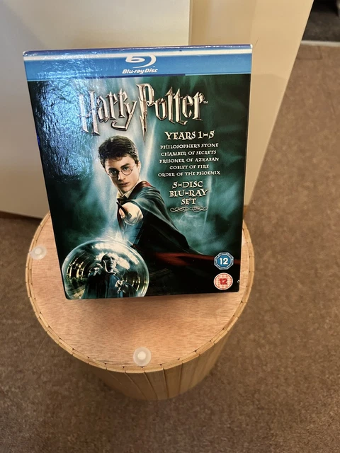 HARRY POTTER BLUE Ray 5 Disc Dvd Set Years 1-5 EUR 7,04 - PicClick IT