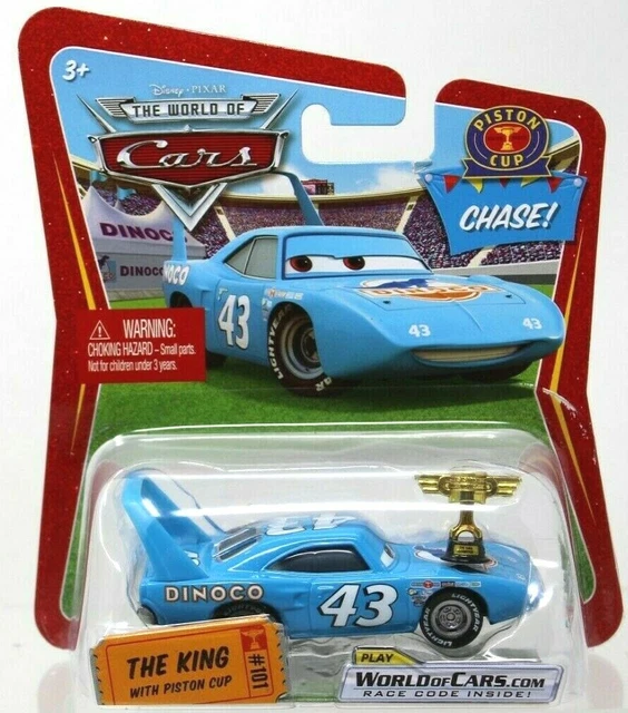 THE KING WITH Piston Cup #43 World of Cars Chase W/ Race Code #D25 $22. ...