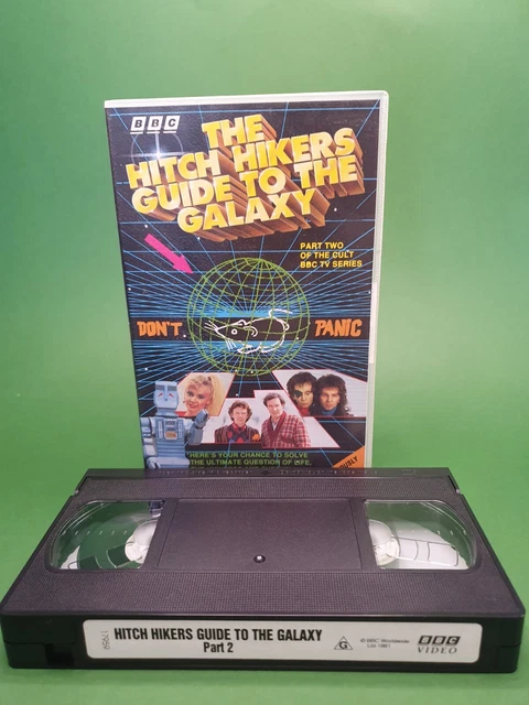 VINTAGE VHS TAPE THE HITCH HIKERS GUIDE TO THE GALAXY! PART 2. $4.99 ...