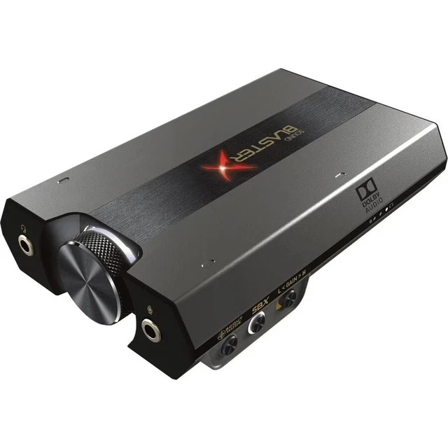 NEW SOUND BLASTERX G6 Hi-Res Gaming DAC and USB Sound Card - SEALED ...