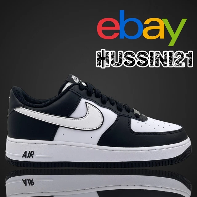 NIKE AIR FORCE 1 Low White Swoosh Panda | Baskets chaussures hommes DV0788-001 EUR 119,00 ...
