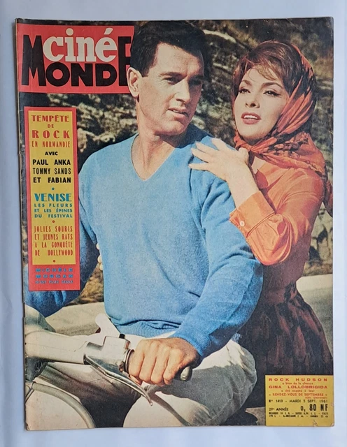 CINEMONDE 1413-09/61 WARREN BEATTY Jacques CHARRIER Vivien LEIGH ...