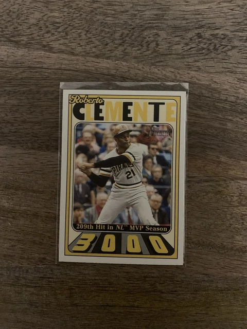 2021 TOPPS HERITAGE High Numbers #C3K-9 Roberto Clemente Pittsburgh ...