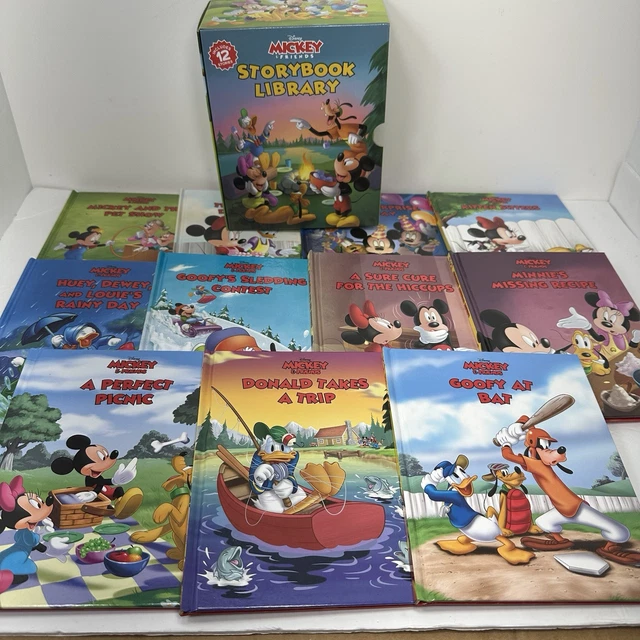 DISNEY MICKEY MOUSE and Friends Storybook Library 11 book Set W ...