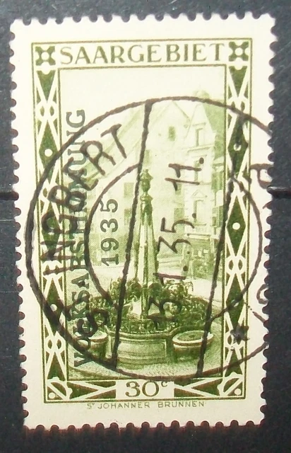 N°3385V STAMP DEUTSCHES REICH SAARGEBIET CANCELED aus EUR 0,18 ...