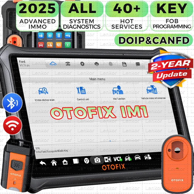 2025 OTOFIX IM1 IMMO Key FOB Programming Full System Car Diagnostic ...