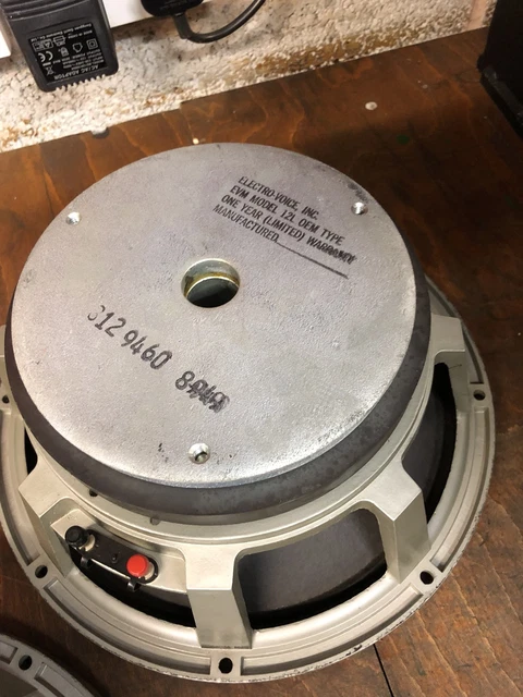 VINTAGE ELECTRO VOICE EV EVM12L OEM Type 12” £130.00 - PicClick UK
