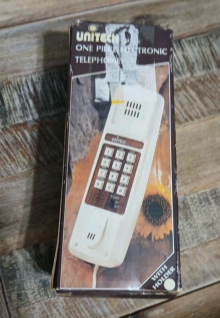 UNITECH UP-20 ONE Piece Electronic Telephone With Holder NOS £47.27 ...